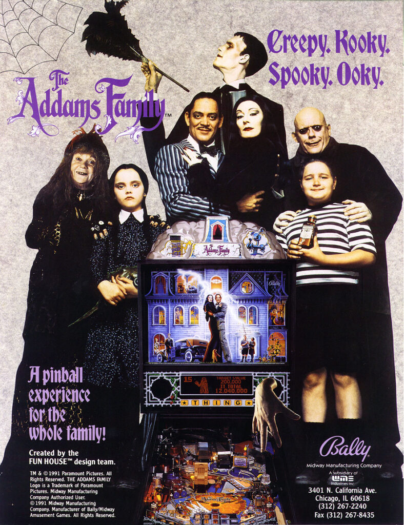 Addams Family Gold, The CPU Rom | Matt's Basement Arcade